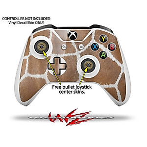 WraptorSkinz Decal Vinyl Skin Wrap Compatible with Xbox One S Console and Controllers - Giraffe 02
