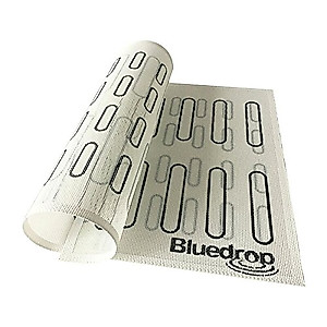 Bluedrop Eclair Baking Sheets Perforated Silicone Baking Mats For Bread Cookies Open Mesh Non Stick Oven Liner