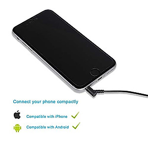 Replacement QC15 Headphone Cable Aux Cord Compatible with Bose QuietComfort QC15 Headphones (No Mic)