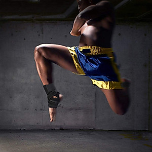 Ankle Support, Adjustable Ankle Brace Breathable Achilles Tendonitis Support for Plantar Fasciitis Sports Protect Ligament Damage Injury Recovery One Size Men Women