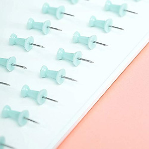 4-in-1 Boxed Binder Clips and Paper Clips Thumbtacks Set Assorted Sizes Small Medium Mini Paper Clamps Bulk for Office School Supplies Teachers Classroom Daily use (Light Green)