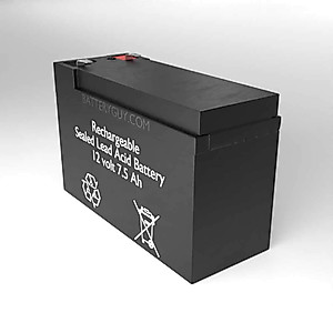 BatteryGuy NPW36-12 replacement 12V 7.5Ah SLA battery - BatteryGuy brand equivalent (Rechargeable, High Rate) - Qty of 1