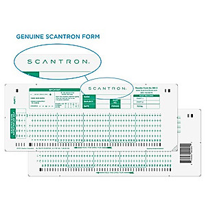 Official Scantron Brand 882-E Answer Sheet. (25 Pack)