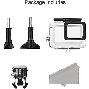 Kuptone Waterproof Housing Case for GoPro Hero 7/(2018) 6/5 Black, 45m Underwater Diving Protective Housing Shell with Bracket Accessories for Go Pro Hero7 Hero6 Hero5 Action Camera