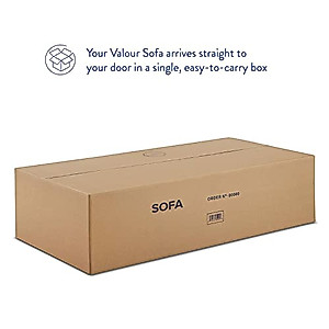 Modway Valour Leather Tufted Sofa, 81", Tan