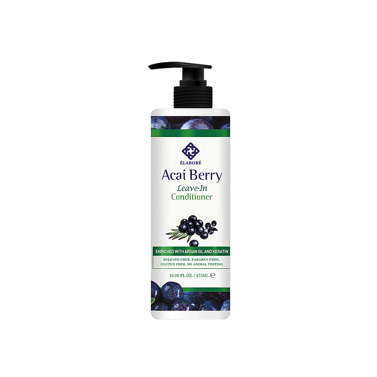 Elabore Acai Berry Leave-In Conditioner 16.06 fl.oz/ 475ml