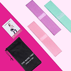 HOSLAFON Resistance Bands Set Exercise Workout Fitness Booty Bands for Working Out Resistance Loops Bands for Women Elastic Bands for Exercise Pull up Assistance Bands Stretch Bands Stretching Strap