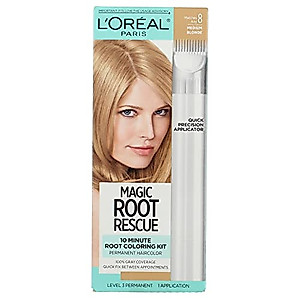 L'Oreal Paris Root Rescue Coloring Kit, Medium Blonde 8 (Pack of 3)