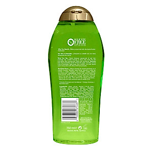 OGX Extra Strength Refreshing Scalp + Teatree Mint Shampoo, Invigorating Scalp Shampoo with Tea Tree & Peppermint Oil & Witch Hazel, Paraben-Free, Sulfate-Free Surfactants, 25.4 Fl Oz