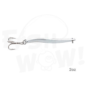 6pcs Set 2oz 6inch Fishing Spoon with Treble Hook Gold & Silver - Fish Wow!