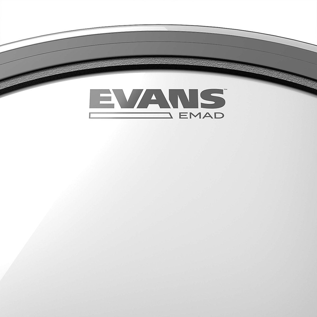 Evans EMAD System Pack, 22” (2pc) – Includes Batter Bass Drumhead and Resonant Drumhead -Externally Mounted Adjustable Damping System Allows Player to Adjust Attack and Focus Without Removing Drumhead