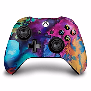 Head Case Designs Officially Licensed Mai Autumn Turquoise Wine Art Mix Vinyl Sticker Gaming Skin Decal Cover Compatible With Xbox One S/X Controller