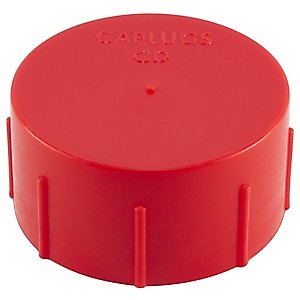 Caplugs CD-6A CD Series – Threaded Plastic Cap for Flared JIC Fittings, 1000 Pack, Red LD-PE, to Fit Thread Size 5/8"-18 Protective Closures, Dirt and Moisture Seals, Masking, Painting, Plating