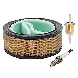 HIFROM Air Filter Compatible with Kohler 47 883 03 John Deere M47494 with Fuel Filter Replace Kohler 25 050 22-S John Deere AM116304 Spark Plug