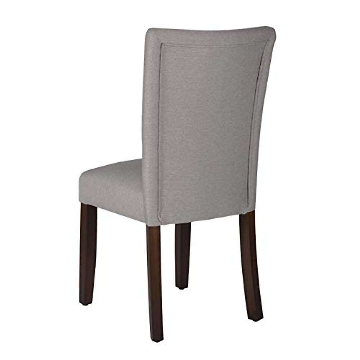 HomePop Parsons Classic Upholstered Accent Dining Chair, Single Pack, Grey