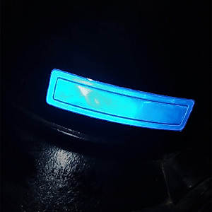SmartSign Blue Retro Reflective Helmet Strips | 1" x 4", Pack of 16