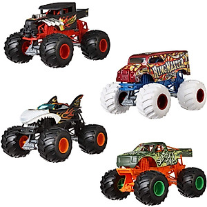Hot Wheels Monster Truck 1:24 Scale 2022 Rhinomite Giant Wheels for Kids Age 3 to 8 Years Old Great Gift Toy Trucks Large Scale