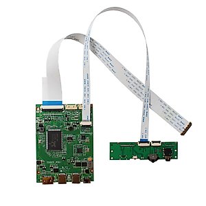 VSDISPLAY HD-MI Type C Controller Board Work for 11.6 13.3 14 15.6 17.3 inch 1920x1080 N116HSE-EA1 EA2 N133HSE-EA1 EA3 B140HAN01 B156HAN01 N173HCE-E31 30 Pin EDP LCD Screen