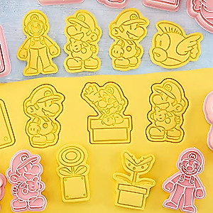 Mario Cookie Cutters, Mario Cookie Cutter Set, Mario Bros Cookie Cutter, Mario Mold, Mario Brothers Cookie Cutters, Mario Bross Cookie Cutter, Cookie Cutter Mario, Molde De Mario Bros