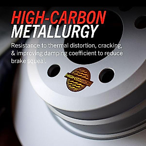 Power Stop ESK6660 Euro-Stop Front Brake Kit- Coated Brake Rotors & Ceramic Brake Pads For Land Rover Range Rover Sport 2010-2013 [Model Specific]