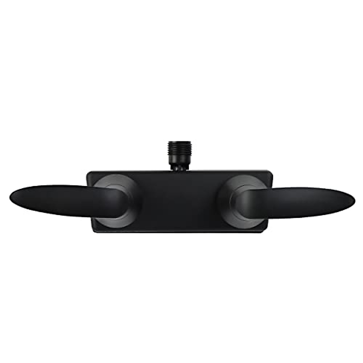 Empire Faucets Double Lever Shower Valve, 1pc - Matte Black RV Bathroom Faucet Valve, Non-Metallic with Vacuum Breaker