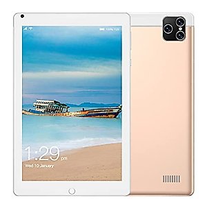 pstuiky 8-inch Android 5.1 System Tablet Laptop,HD IPS Display Screen Tablet WiFi Bluetooth Android Voice Call Game Tablet,1GB RAM+16GB ROM,4000mAh Battery (Gold)