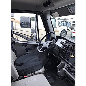 Orthopedic Gel Seat Cushion-Office Chair Cushion w/ 90% More Memory Foam for Sitting Comfort-Ergonomic for Coccyx, Tailbone, Sciatica & Back Pain Relief Perfect for Car, Truck, Wheelchair, Desk Chair