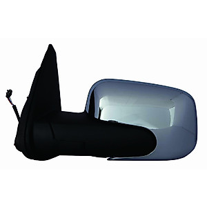 DEPO 335-5427L3EC Chevy HHR Driver Side Chrome Non-Heated Power Mirror