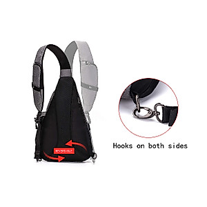 TurnWay 2023 Water-Proof Sling Backpack/Crossbody Bag/Shoulder Bag for Travel, Hiking, Cycling, Camping for Women & Men (GRAY)