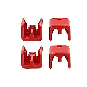 4-Pcs 731-04216 Dual Cable Fitting for MTD Craftsman Troy-Bilt Yard Machines Snowblowers - 4 Pack Red 731-04216A Cable Fitting Holder