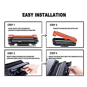 2 Pack TN760 TN730 High Yield Toner Cartridge Replacement with Smart Chip for Brother Compatible with MFC-2710DW HL-L2395DW DCP-L2550DW HL-L2370DW HL-L2690DW HL-L2390DW MFC-L2750DW,Black