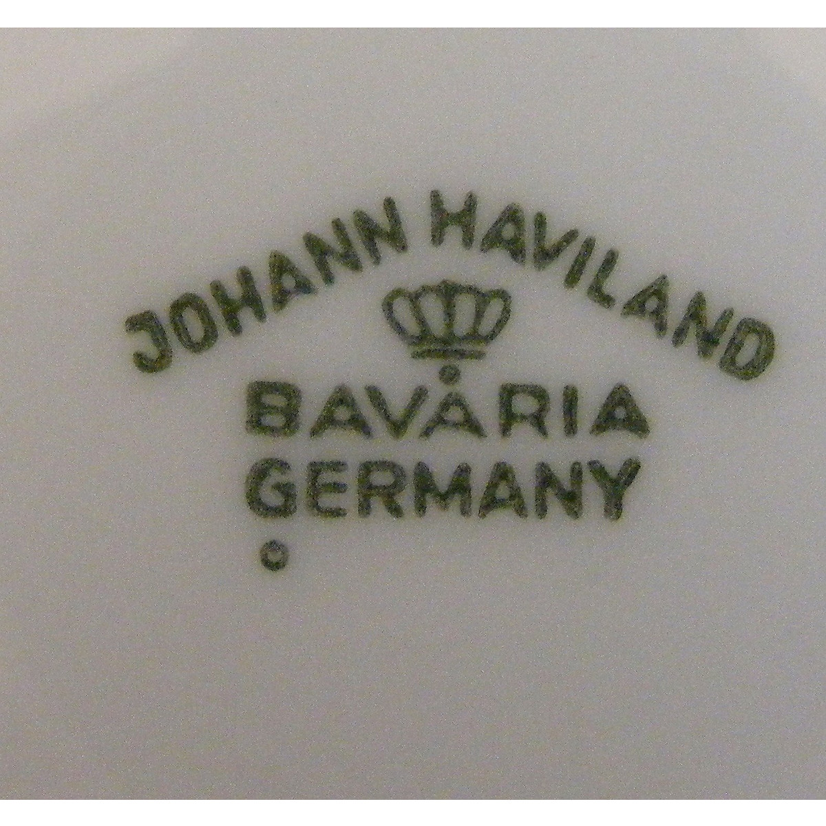 Johann Haviland Blue Garland Platter Small