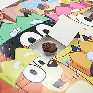 Galerie Bluey Advent Calendar, Countdown To Christmas 2023, 24 Days with Chocolate, 1.76 Ounces