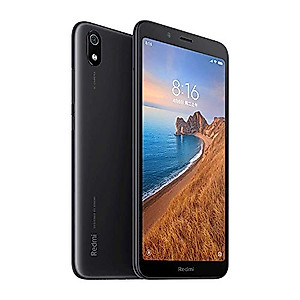 Xiaomi Redmi 7A (32GB, 2GB RAM) 5.45" Display, Face ID, Dual SIM GSM Factory Unlocked (US + Global 4G LTE International Model) (Black)