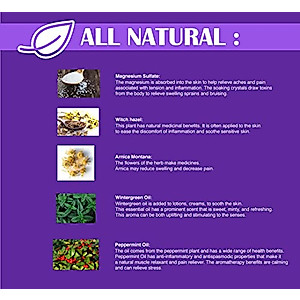 Dr. Milt's Horse Topical Epsom Salt Pain Relief Ointment Rub: Poultice and Liniment Cream. 1-8oz Cream