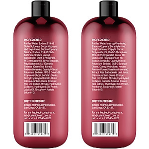 Botanic Hearth Color Safe Shampoo and Conditioner Set For Color Treated Hair | Enhance Color Protecting | With Biotin, Jojoba Oil & Vitamin E | Sulphate Free | 16 fl oz x 2