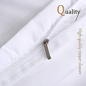 Precious Star Linen Decorative Pinch Pleated Pintuck Duvet Cover Set Super King 108x98 Inch with Zipper & Corner Ties, 800-TC 100% Cotton Soft & Cozy Duvet Cover & 2 Pillow Sham, Grey