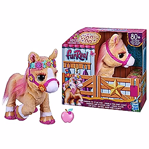 FurReal Cinnamon, My Stylin’ Pony Toy, 14-Inch Electronic Pets, 80+ Sounds & Reactions, 26 Accessories, Interactive Toys for 4 Year Old Girls and Boys and Up