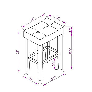 Bar Table and Chairs Set for 4,5 Piece Dining Table Set with PU Stool, Industrial Breakfast Table Set, for Living Room, Dining Room, Game Room,Small Space（Black）