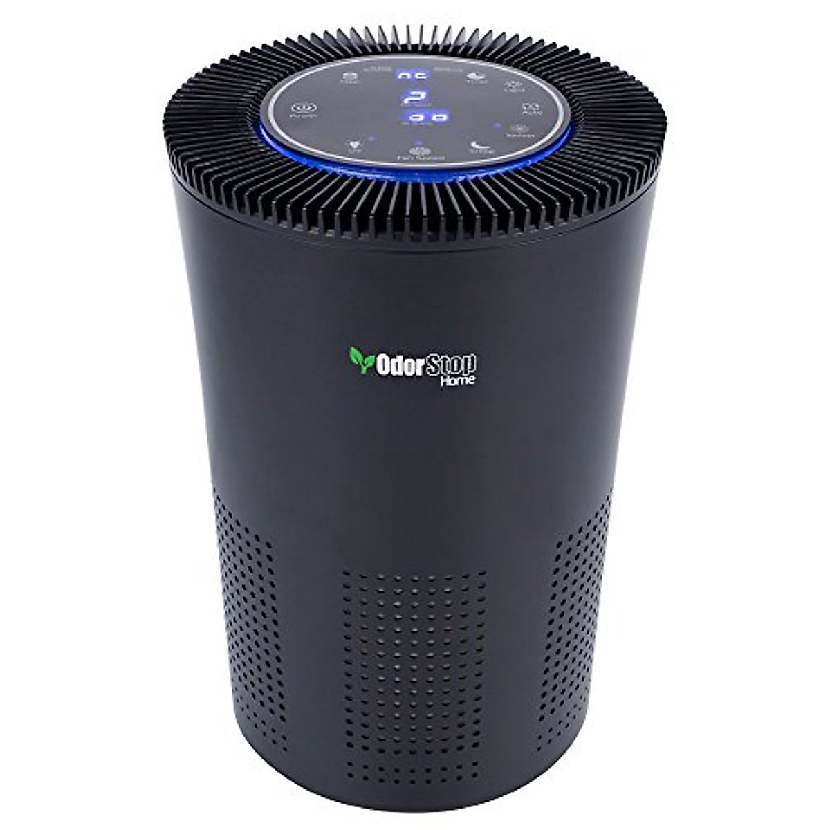 OdorStop OSAP5 HEPA Air Purifier for areas up to 1000 Sq Ft with H13 True HEPA Filter, Active Carbon, 5-Speed, Auto Mode, Sleep Mode, Child Lock, and Timer - Black