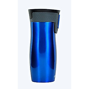 Contigo West Loop Stainless Steel Vacuum-Insulated Travel Mug with Spill-Proof Lid, Keeps Drinks Hot up to 5 Hours and Cold up to 12 Hours, 16oz Monaco