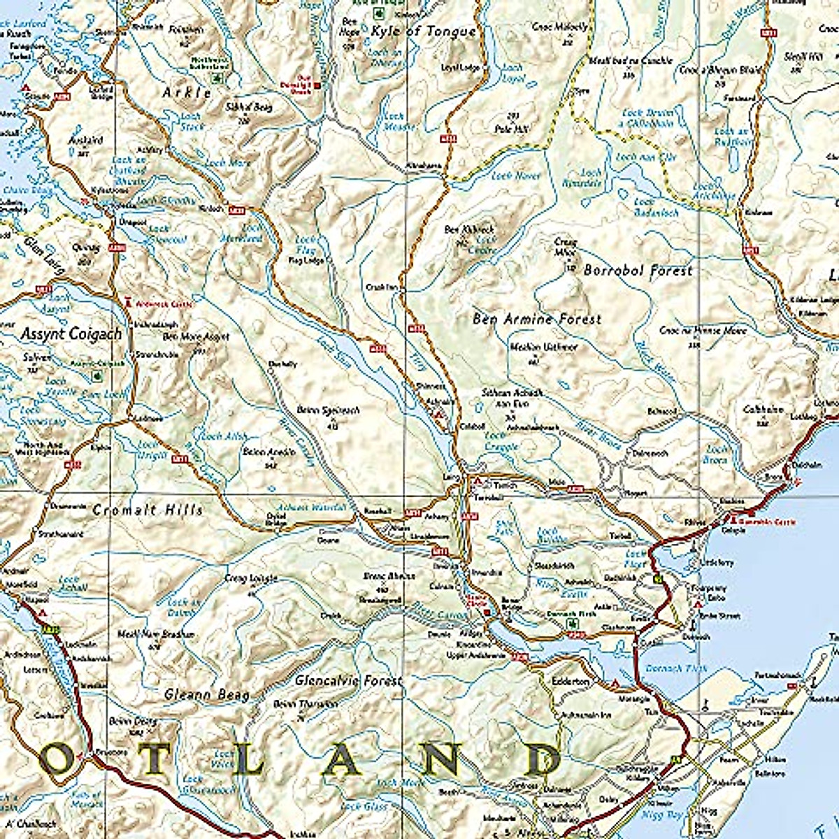 Scotland Map (National Geographic Adventure Map, 3326)