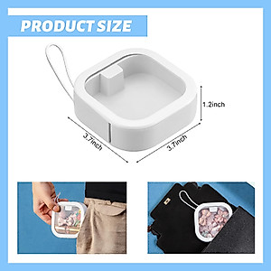 XING ZHONG Hair Tie Organizer Box,Portable Travel QTip Holder Hair Accessories Organizer,Small Items Desktop Travel Storage for Bathroom Cotton Swabs