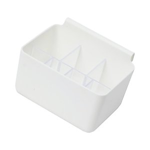 BUGUUYO Small Hanging Refrigerator Side Box Organizer Kitchen Side Sauce Storage Solution for Fridge Compact Cabinet Organizer for Sauces and Condiments Ideal for Food Storage