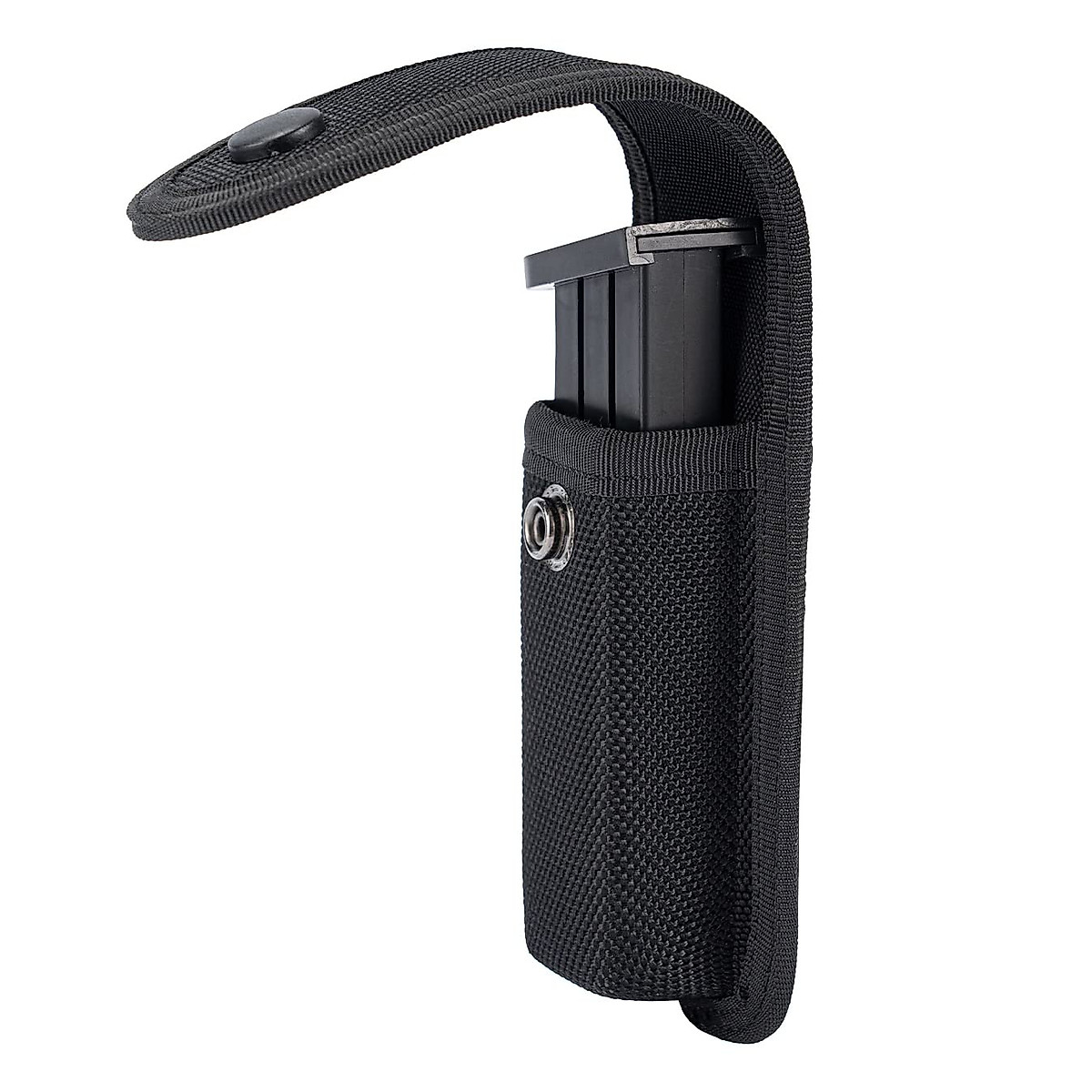 Dotacty Nylon Mag Pouch Single/Double Magazine Pouch Pistol Mag Holster Duty Belt/MOLLE Molded 9mm Mag Holder Carry Case (Nylon Single Pouch)