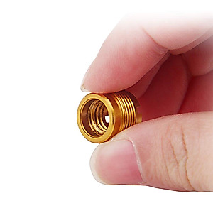 6 Pieces 5/8" Male to 3/8" Female Threaded Nut Screw Adapters Microphone Clip Holder Nut Adapters For Mic Micphone Stand