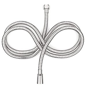 ALL METAL Shower Hose Attachment for Shower Head – CHROME - Extra Long - 72 Inch Handheld – Universal Shower Hose Replacement Part for Hand Held - Shower Head Hose