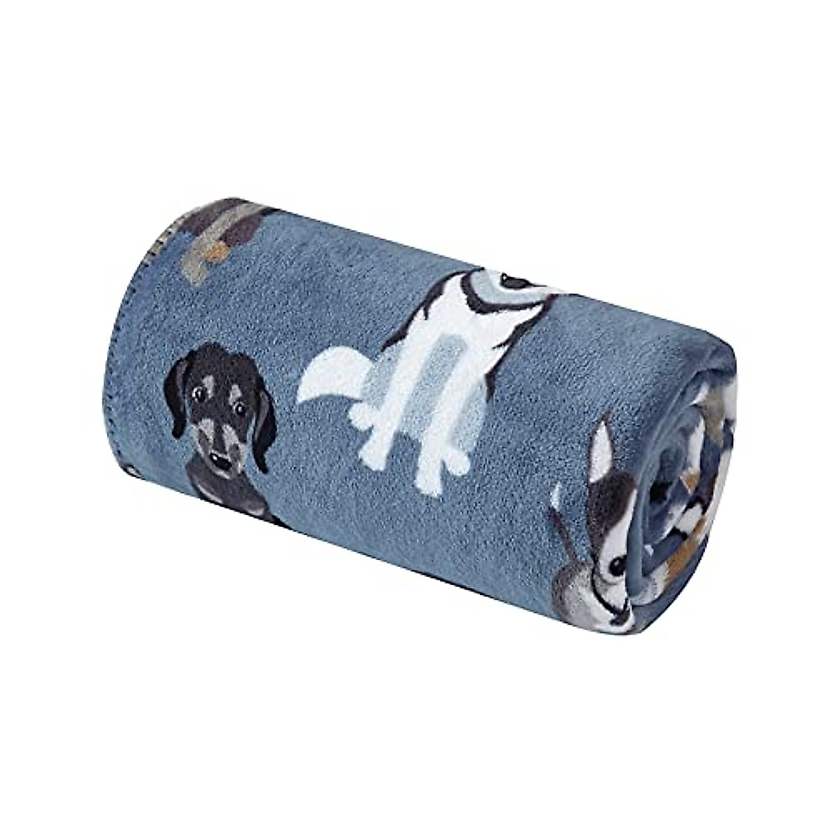 Mainstays Super Soft Plush Throw Blanket, 50" x 60", Dogs