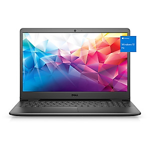 Newest Dell Inspiron 15.6" HD Business Laptop, Intel Pentium Silver N5030, WiFi, Webcam, HDMI, Bluetooth, Win10 Pro, Black (16GB RAM | 256GB PCIe SSD)
