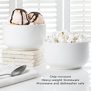 Personalization Universe Movie Night Snack Bowl - Customizable Ceramic Popcorn Bowl For Family Movie Nights, Small 14 Ounce Capacity, Dishwasher Safe